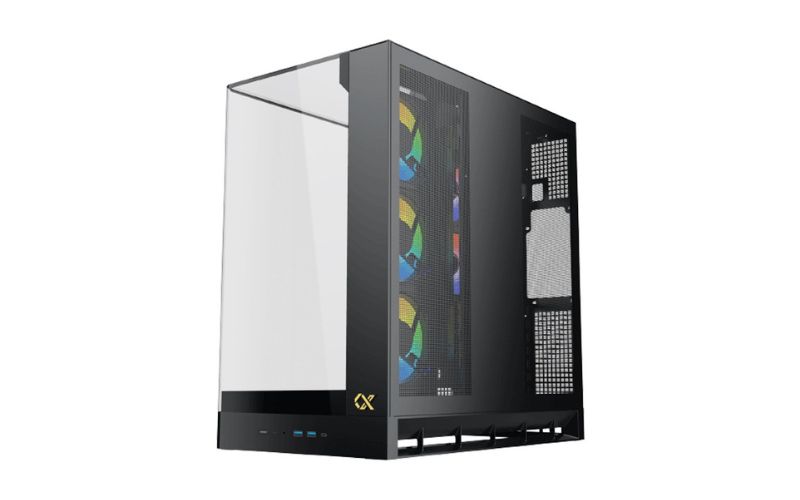 Xigmatek Pano II ATX Three Panel Front Top & Left Side Tempered Glass ...