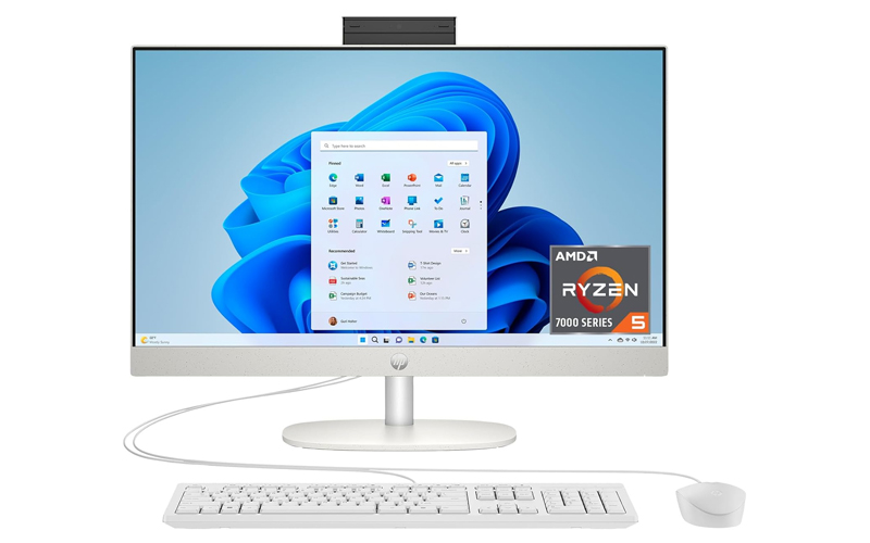 HP All-in-One 24-CR0007NE AMD Ryzen 5 7520U 8GB Ram 512GB SSD ...