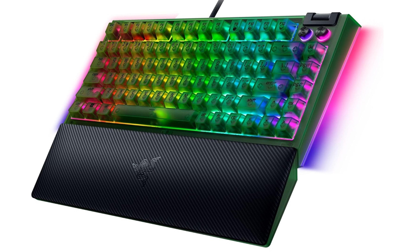Shop Razer BlackWidow V4 75% Phantom Green Edition Hot-Swappable ...