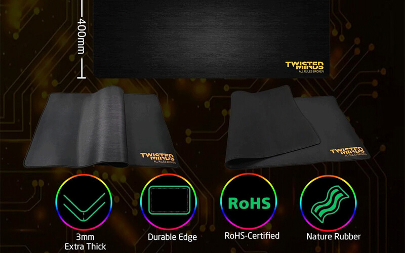 Shop Twisted Mind Pro Gaming All-In-One Bundle Gaming Wired Keyboard ...
