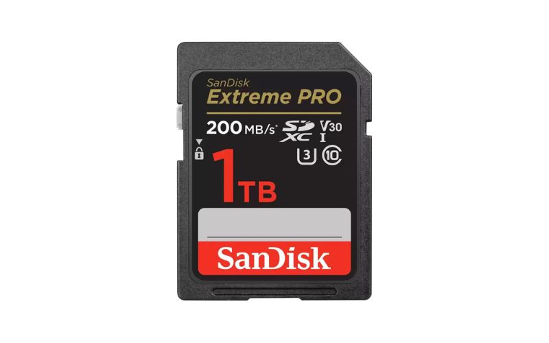 SanDisk 1TB Extreme PRO SDXC UHS-I Memory Card, Read Speed Up to 200MBs