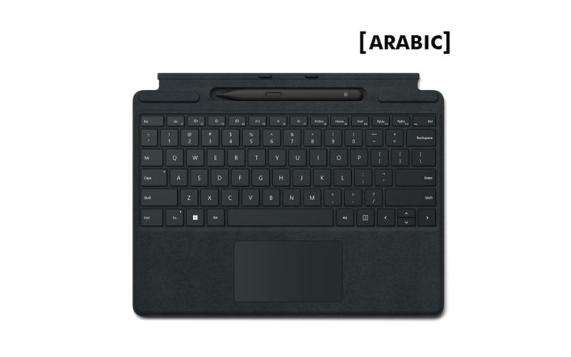 Microsoft Surface Pro Signature Keyboard with Slim Pen, English/Arabic ...