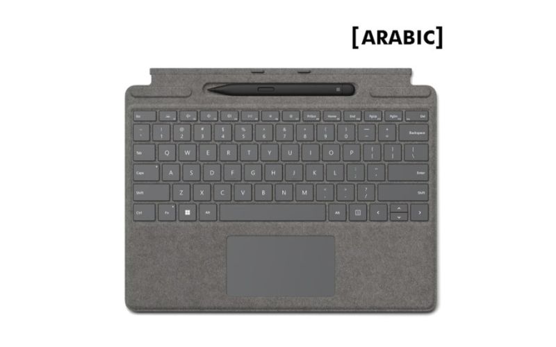 Microsoft Surface Pro Signature Keyboard with Slim Pen, English/Arabic ...