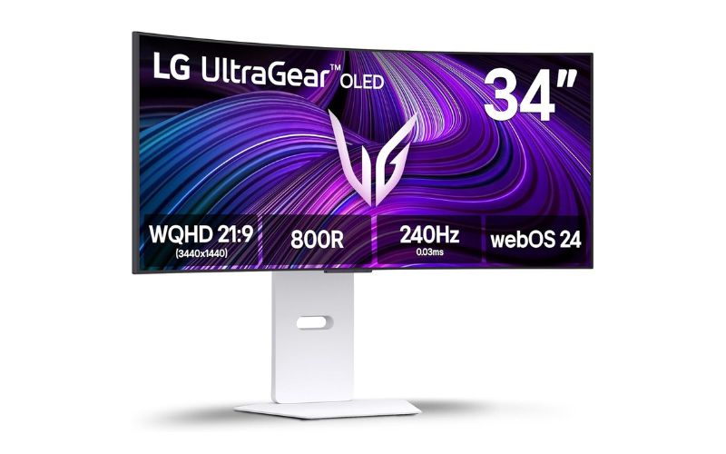 LG 34GX90SA-W UltraGear 34" OLED WQHD 240Hz 0.03ms G-Sync Compatible ...