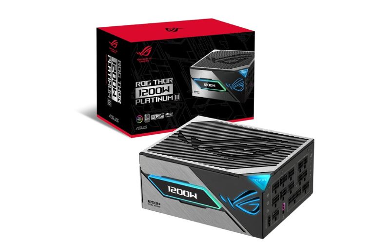 Shop Asus ROG Thor 80PLUS PLATINUM III 1200W ATX 3.1 Compatible ...