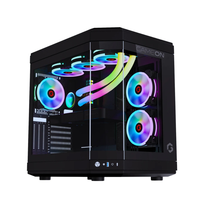 Shop GameOn Valkyrie Series Mid Tower Two Panel Front & Left Side ...