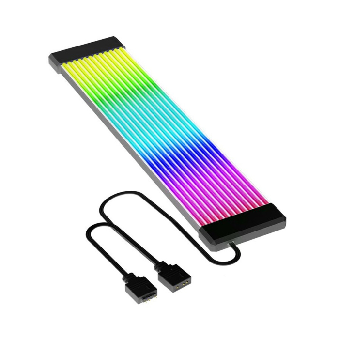 Shop Jungle Leopard CPU 1x8 Pin 23.5CM ARGB Extension Cable - Black ...