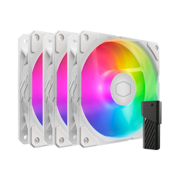 Cooler Master SickleFlow Edge 120 ARGB 3-Pack Fan Kit -White