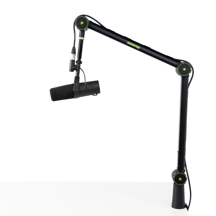 Shure Podcast Boom Articulating Microphone Stand with Cable Management ...