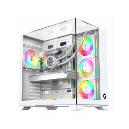 GameOn Valkyrie I Series ATX Mid Tower Gaming Case With (4 ARGB Fans ...