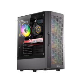 Twisted Minds Phantom II Series ATX Mid Tower Gaming Case - Black (4 ...