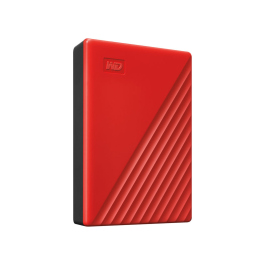 WD 2TB My Passport Portable HDD External Hard Drive-Red
