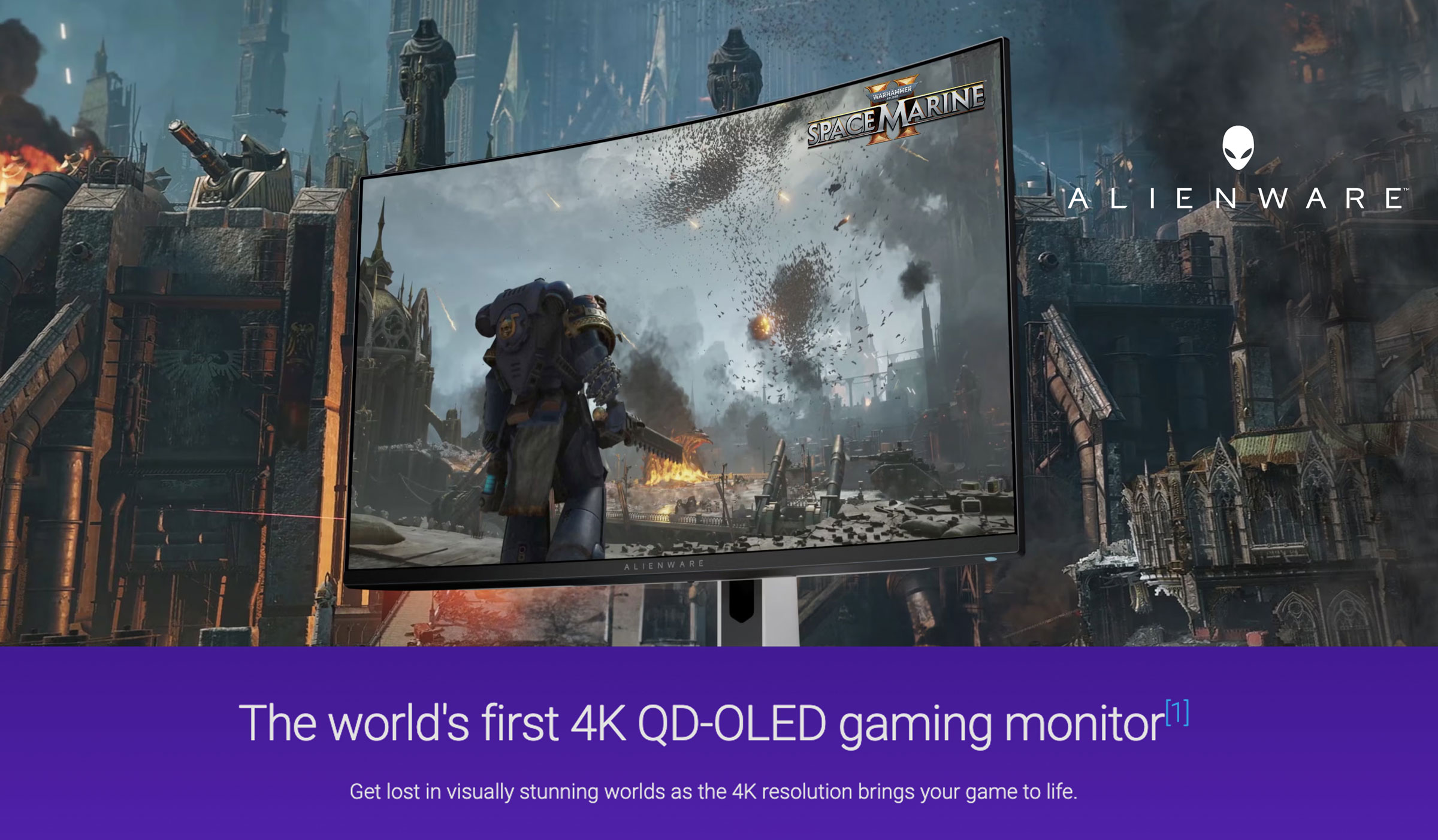 Shop Dell Alienware AW3225QF 32" QD-OLED 4K 240Hz 0.03ms, 99% DCI-P3 ...